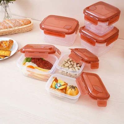 Jual Kris Set 6 Pcs Wadah Makanan Snap Lock Merah Terbaru | Ruparupa