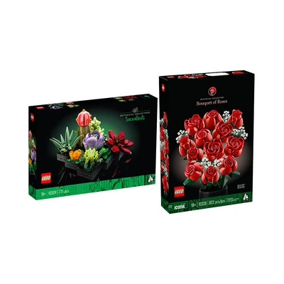 Jual Lego Set Bouquet Of Roses Succulents Terbaru | Ruparupa