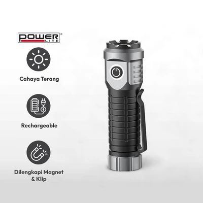 Jual Powerlite Senter Dengan Magnet Rechargeable 2000 Lumens Terbaru ...