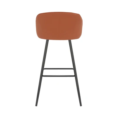 Jual Informa Yafford Kursi Bar Kulit Cokelat Terbaik | Informa