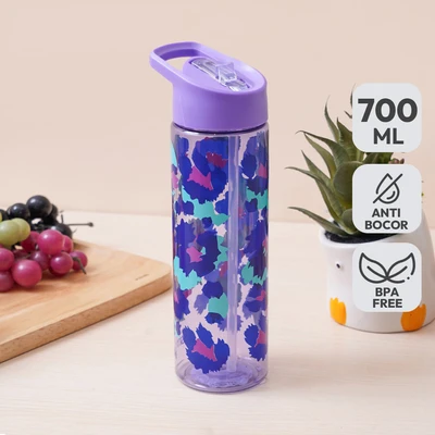 Jual Smash Botol Minum Plastik Fashion Leopard 700 Ml Biru Terbaru ...