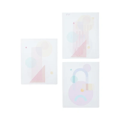 Jual Informa 40 X 50 Cm Set 3 Pcs Hiasan Dinding Kanvas Print Shape X ...