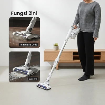 Jual APA Vacuum Cleaner Cordless Bended Dengan Pel Terbaru | Ruparupa