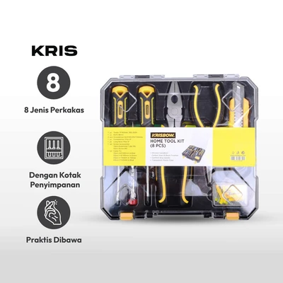 Jual Krisbow Set 8 Pcs Perkakas Rumah Tangga Hitam Terbaru | Ruparupa