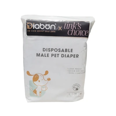 Jual Diabon X Tinks Choice Ukuran L Set 10 Pcs Popok Anjing Kucing ...