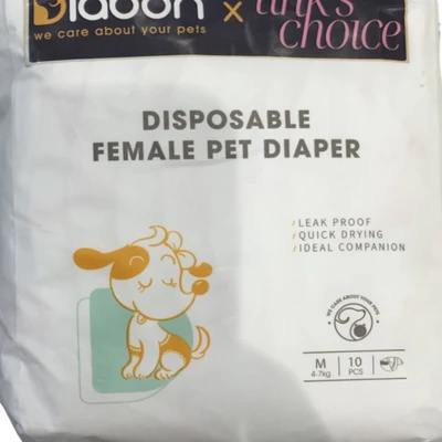 Jual Diabon X Tinks Choice Ukuran M Set 10 Pcs Popok Hewan Betina ...