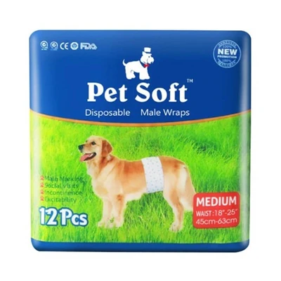 Jual Pet Soft Ukuran M Set 12 Pcs Popok Anjing Jantan Terbaru | Ruparupa