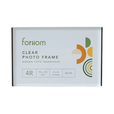 Jual Forhom 4 R Bingkai Foto Meja Transparan Rhy 23120604 1 Hitam ...