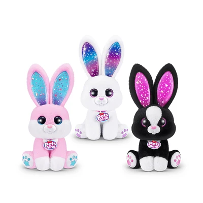 Jual Zuru Set Boneka Plush Pets Alive Magic Bunnies S 1 9549 Random ...