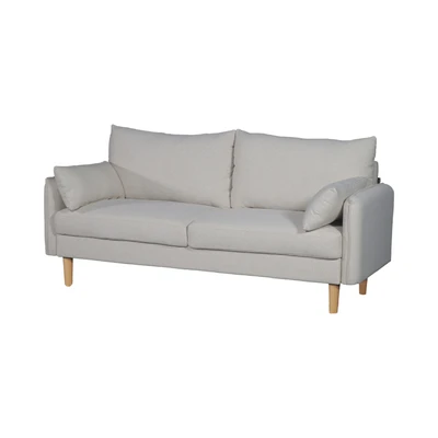 Jual Informa Kimi Set Sofa Fabric Krem Terbaru | Ruparupa