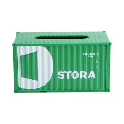 Jual Stora Kotak Tisu Container Design Hijau Terbaru | Ruparupa