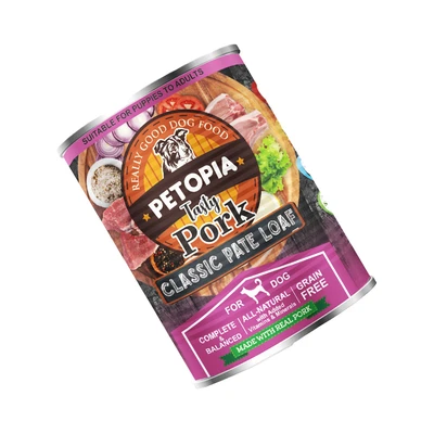 Jual Petopia 380 Gr Makanan Anjing Basah Adult Classic Pate Loaf Tasty ...