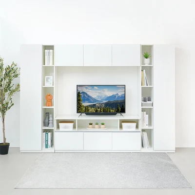 Jual Informa Finn Set Lemari Tv Modular Putih Terbaru | Ruparupa