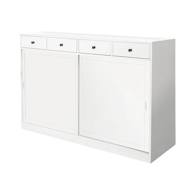 Jual Informa Logan Kabinet Pintu Geser Putih Terbaru | Ruparupa