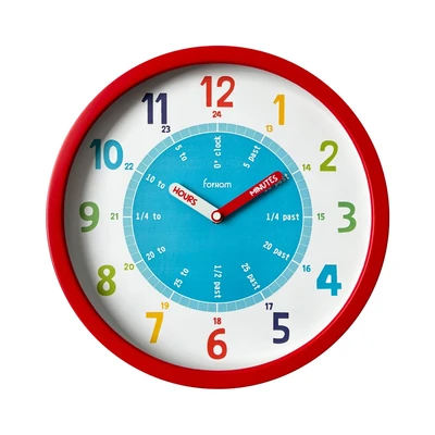 Jual Forhom 30 Cm Ethan Jam Dinding Anak Learning Terbaru | Ruparupa