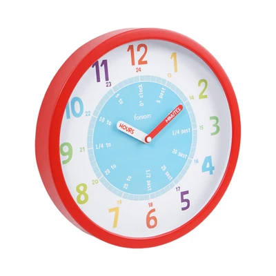 Jual Forhom 30 Cm Ethan Jam Dinding Anak Learning Terbaru | Ruparupa