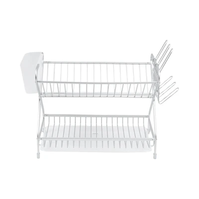 Jual Stora Infinite Rak Piring 2 Tingkat Silver Terbaru | Ruparupa