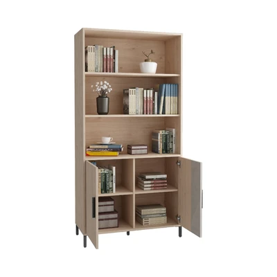 Jual Informa Kian Rak Buku Cokelat Oak Terbaru | Ruparupa