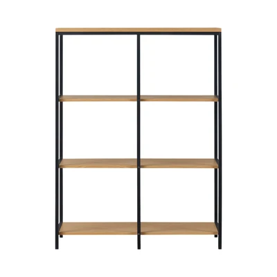 Jual Informa Ryan 2 X 3 Rak Penyimpanan Hitam Cokelat Oak Terbaik | Informa