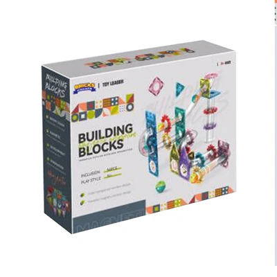 Jual Bricks Kingdom Set 56 Pcs Building Puzzle Magnetic Blocks Slide ...