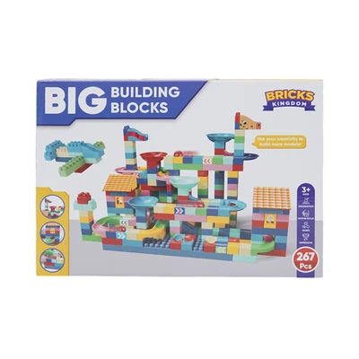 Jual Bricks Kingdom Set 267 Pcs Big Building Blocks Slide Mix Terbaru ...