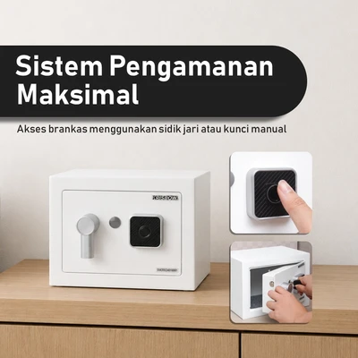 Jual Krisbow Brankas Besi 17 Fp 1 3 Mm Putih Original | AZKO