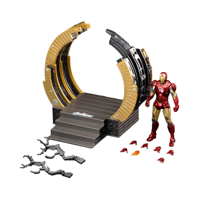 Jual Top Gear Zd 18 Cm Infinite Action Figure Iron Man Mk 6 Suit Gantry ...