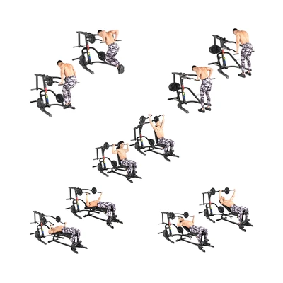 Jual Kinetic Plate Loaded Home Gym H 10 Hitam Merah Terbaru | Ruparupa