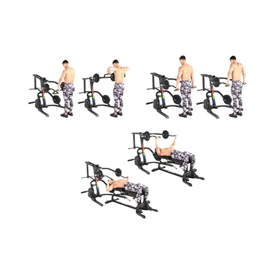 Jual Kinetic Plate Loaded Home Gym H 10 Hitam Merah Terbaru | Ruparupa