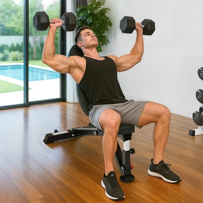 Jual Kinetic Commercial Weight Bench B 10 Hitam Terbaru | Ruparupa