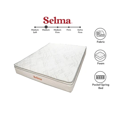 Jual Selma 200 X 200 X 26 Cm Santorini Kasur Foam Pocket Springbed ...