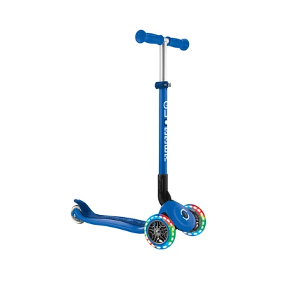 Jual Globber Skuter Primo Foldable Lights Biru Navy Terbaru | Ruparupa