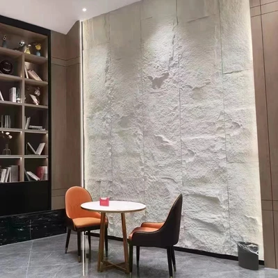 Jual Maxbuilt 120 X 60 X 3 Cm Panel Dinding Pu Motif Stone Putih ...