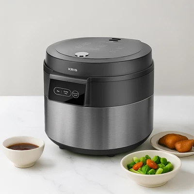 Jual Kris 1 3 Ltr Rice Cooker Digital Hitam Terbaru | Ruparupa