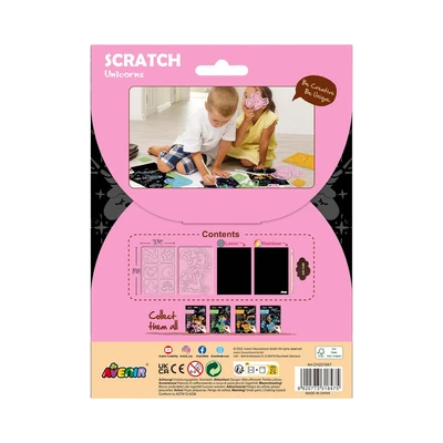 Jual Avenir Set Scratch Dengan Stencil Unicorns Ch 221847 Terbaru ...