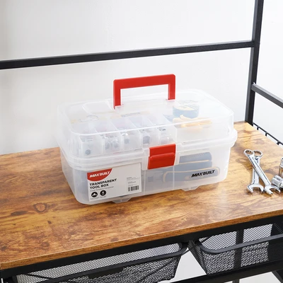 Jual Maxbuilt Kotak Perkakas Dengan 2 Tingkat Organizer Transparan ...