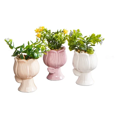 Jual Informa 5 X 5 X 15 Cm Set 3 Pcs Bunga Artifisial Mini Terbaru ...