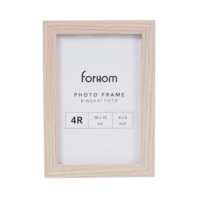 Jual Forhom Bingkai Foto Meja Basic Mdf 4 R Cokelat Oak Terbaru | Ruparupa