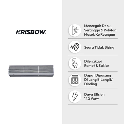 Jual Krisbow 120 Cm Air Curtain Putih Terbaru | Ruparupa