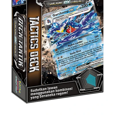 Jual Pokemon Set Kartu Deck Taktik Garchomp Ex Terastal Svtg Terbaru ...