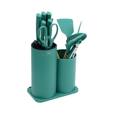 Jual Culinart Set 13 Pcs Gebore Pisau Peralatan Masak Hijau Terbaru ...