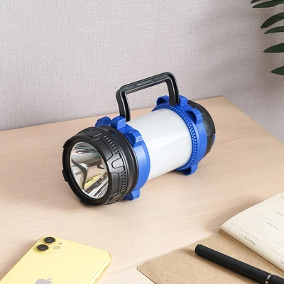 Jual Powerlite Senter Led Dengan Lentera Rechargeable 7 Watt Hitam ...