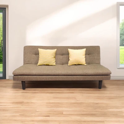 Jual Informa Neo Geneva Sofa Bed Fabric Cokelat Terbaik | Informa