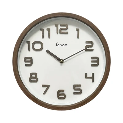 Jual Forhom 30 5 Cm Jam Dinding Wooden Cokelat Terbaru | Ruparupa