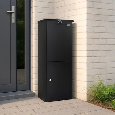 Jual Masterspace Kotak Paket Parcel Box Front Opener Hitam Terbaru ...