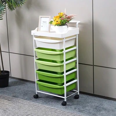 Jual Stora Rak Troli 5 Tingkat Dengan Handle Frame Metal Hijau Terbaru ...