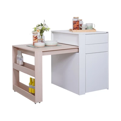 Jual Informa Pilona Meja Dapur Putih Oak Terbaik | Informa