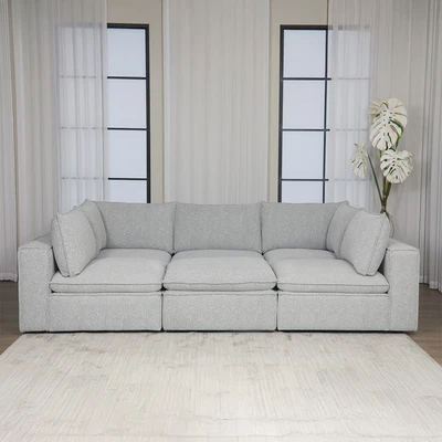 Jual Informa Alto Sofa Modular Fabric Kanan 6 Seater - Abu-Abu Terbaik ...