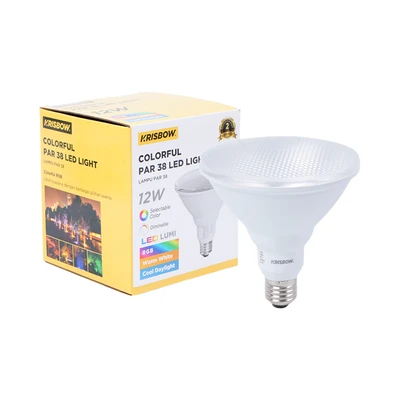 Jual Krisbow Lumi Bohlam Led 12 Watt 5 Cct Rgb Par 38 Terbaru | Ruparupa
