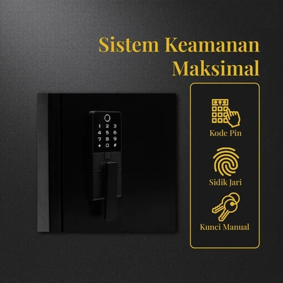 Jual Krisbow Griffin Brankas Tahan Api Air 245 Slbt Hitam Original | AZKO